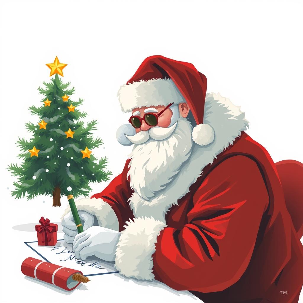 Santa writing names - Flux.1 | Flux Image AI