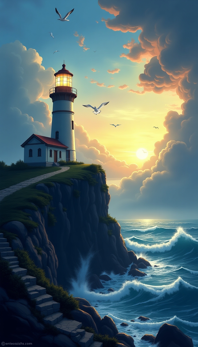 Title: "The Guardian's Light - A Beacon of Hope" Descriptio... - Flux.1 ...