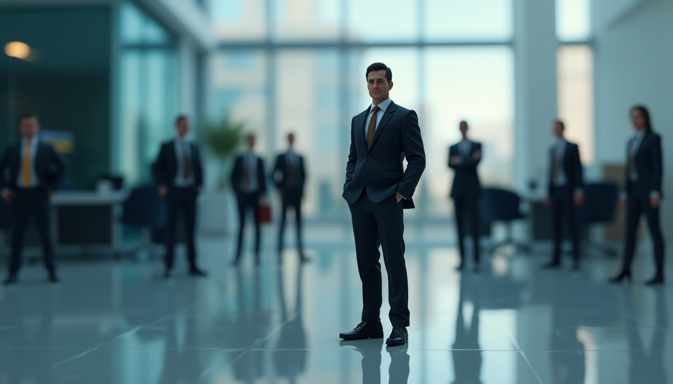 Title: "Leadership in the Corporate Arena" Description: Se... - Flux.1 ...